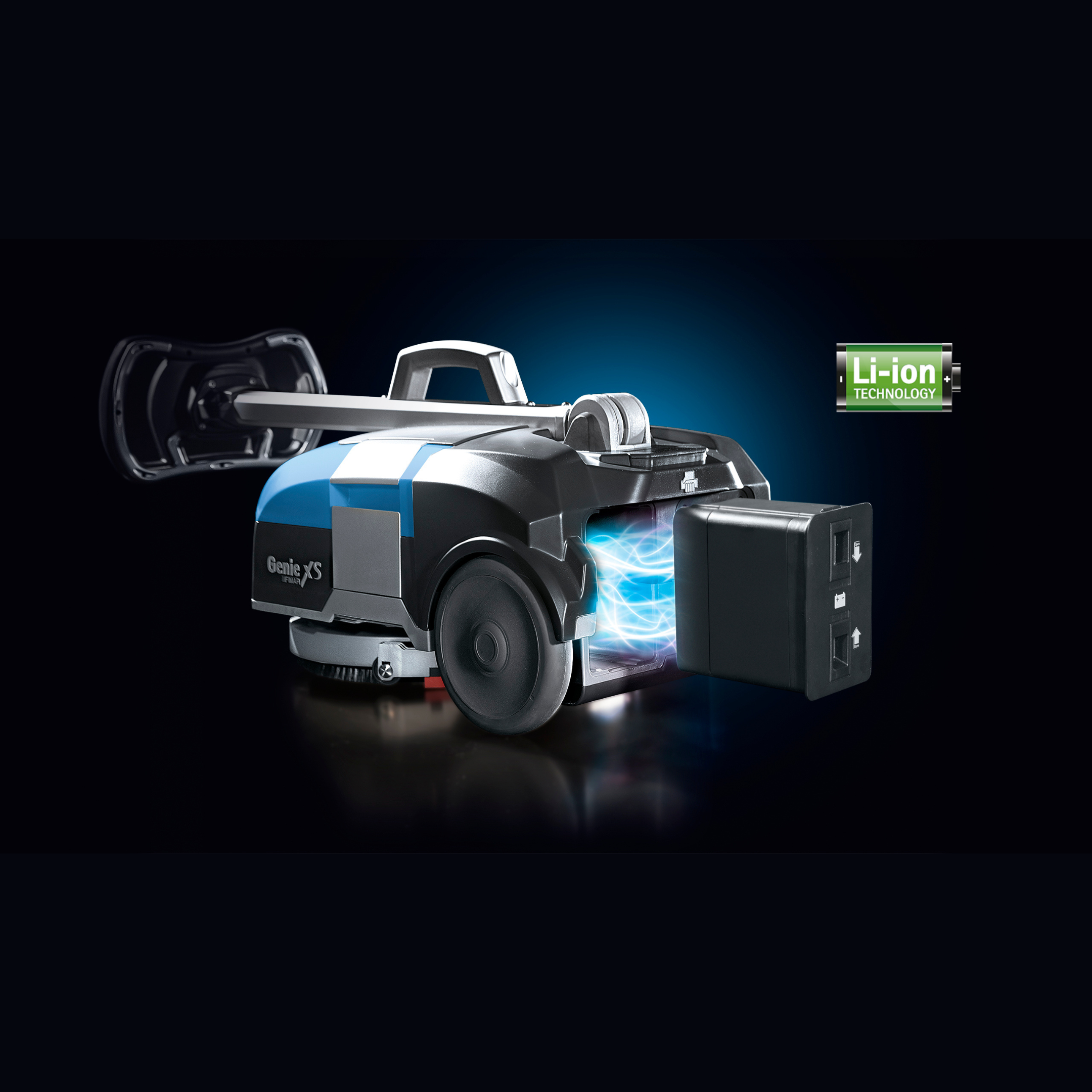 FIMAP Genie XS Scrubber Dryer, Compact & Powerful Floor Cleaning Machine