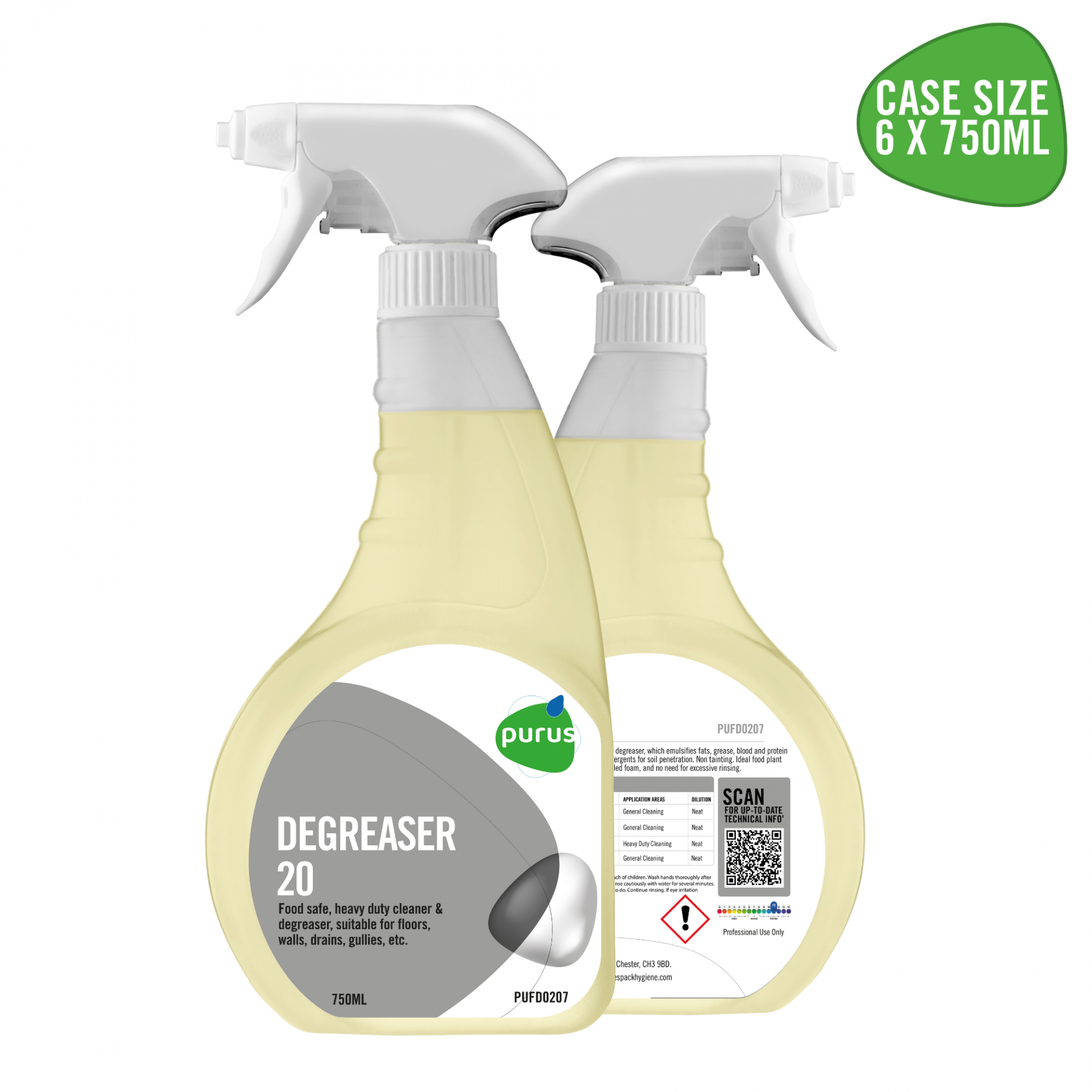Purus Foodsafe Heavy Duty Degreaser 20 | 750 ML