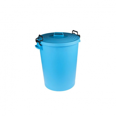 110 Ltr Plastic Dustbin With Lid | Colour Coded