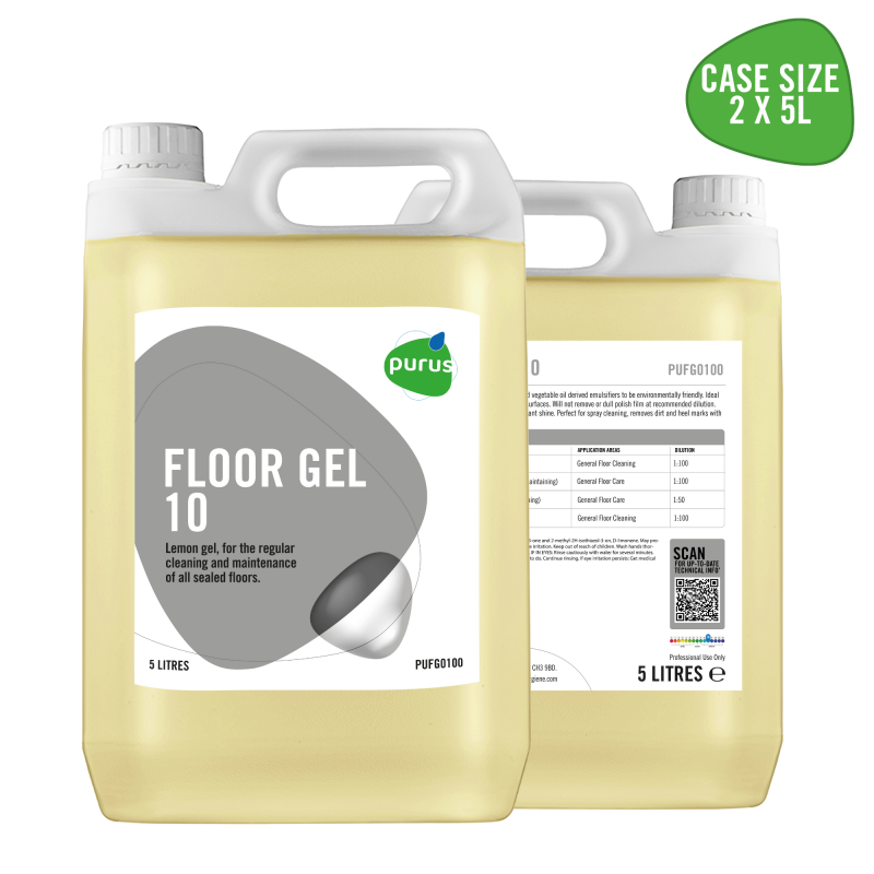 Purus Lemon Floor Gel 10 | 5 Ltr